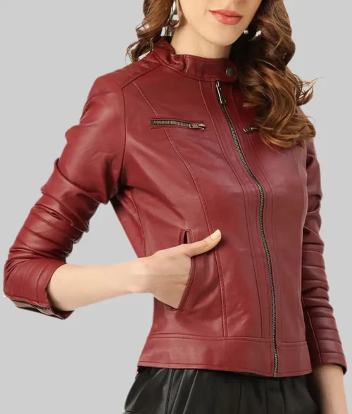 Resident Evil Biohazard Death Island Claire Redfield Leather Jacket