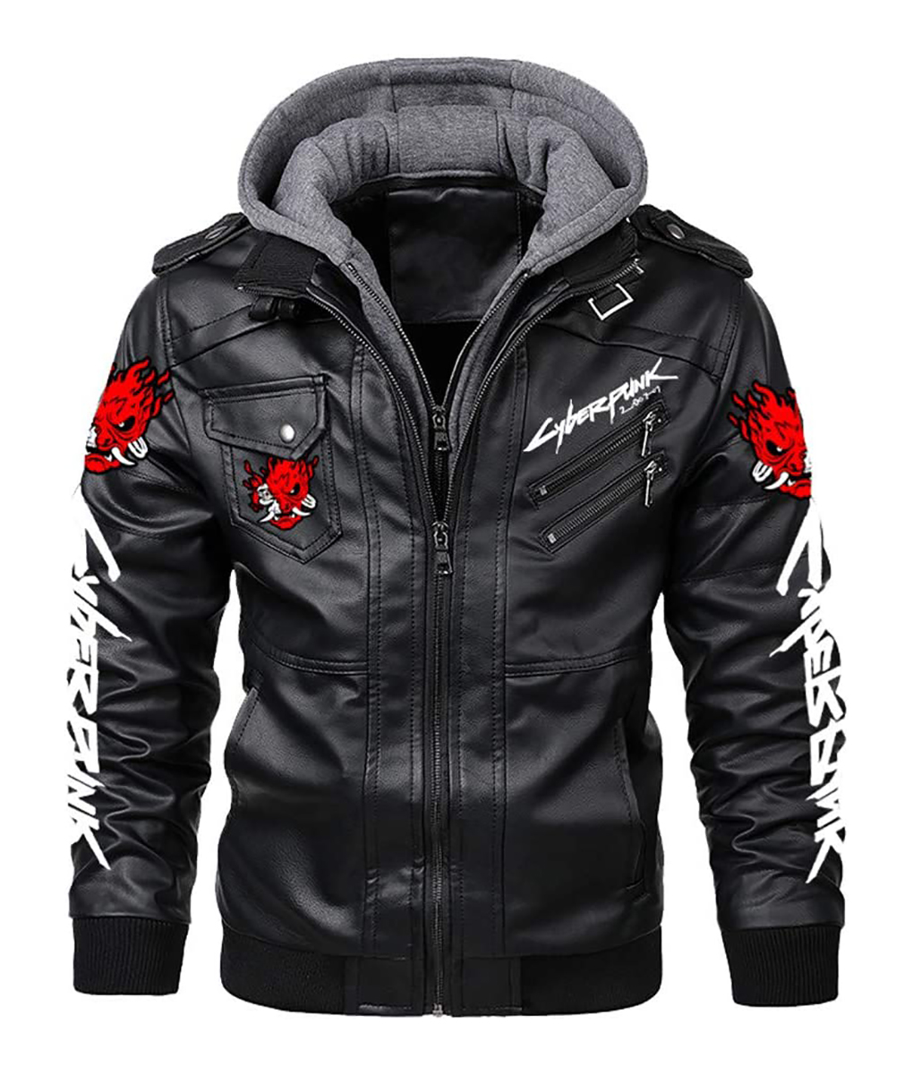 Cyberpunk 2077 Samurai Leather Jacket - The Leather City