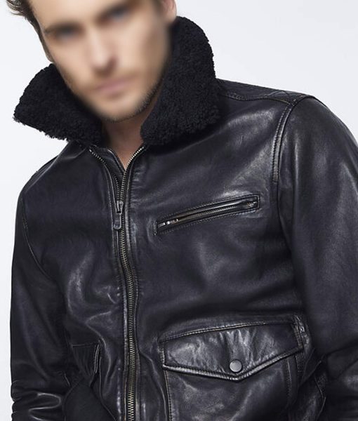 Alexander G-1 Black Leather Jacket | TLC