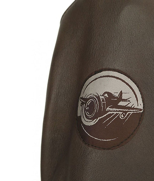 Call of Duty WWII Airborne Brown Leather Jacket | TLC