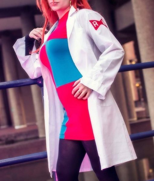 Android 21 Dragon Ball Fighter Z Lab White Trench Coat | TLC