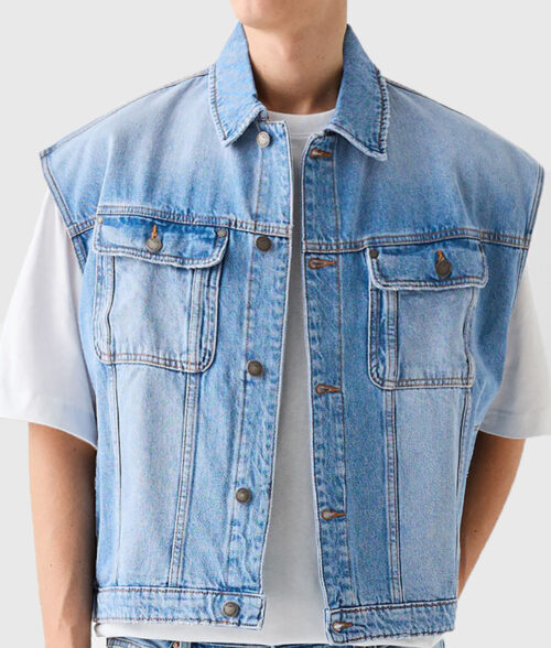 I am Kenough Ryan Gosling Vest aka Ken Blue Denim Vest - TLC