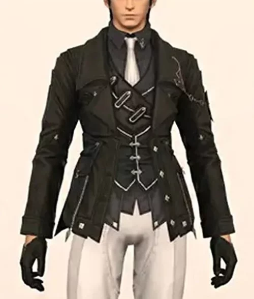FFXIV Appointed Attire Set Black Leather Jacket | TLC
