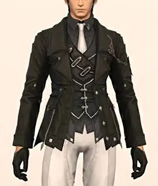 FFXIV Appointed Attire Set Black Leather Jacket | TLC