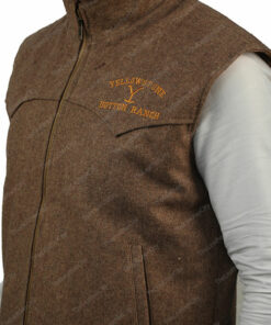 Yellowstone John Dutton (Kevin Costner) Wool Vest aka Ranch Vest | TLC
