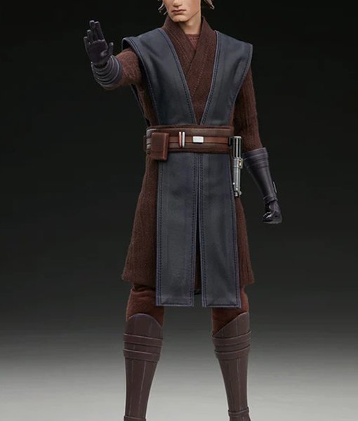 Anakin Skywalker Costume Leather Vest | TLC
