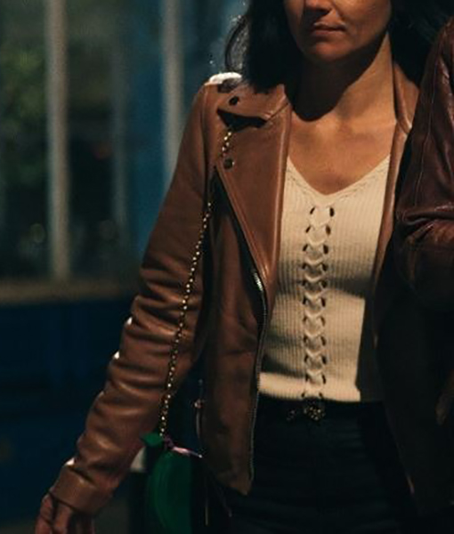 True Things Alison (Hayley Squires) Leather Jacket | TLC