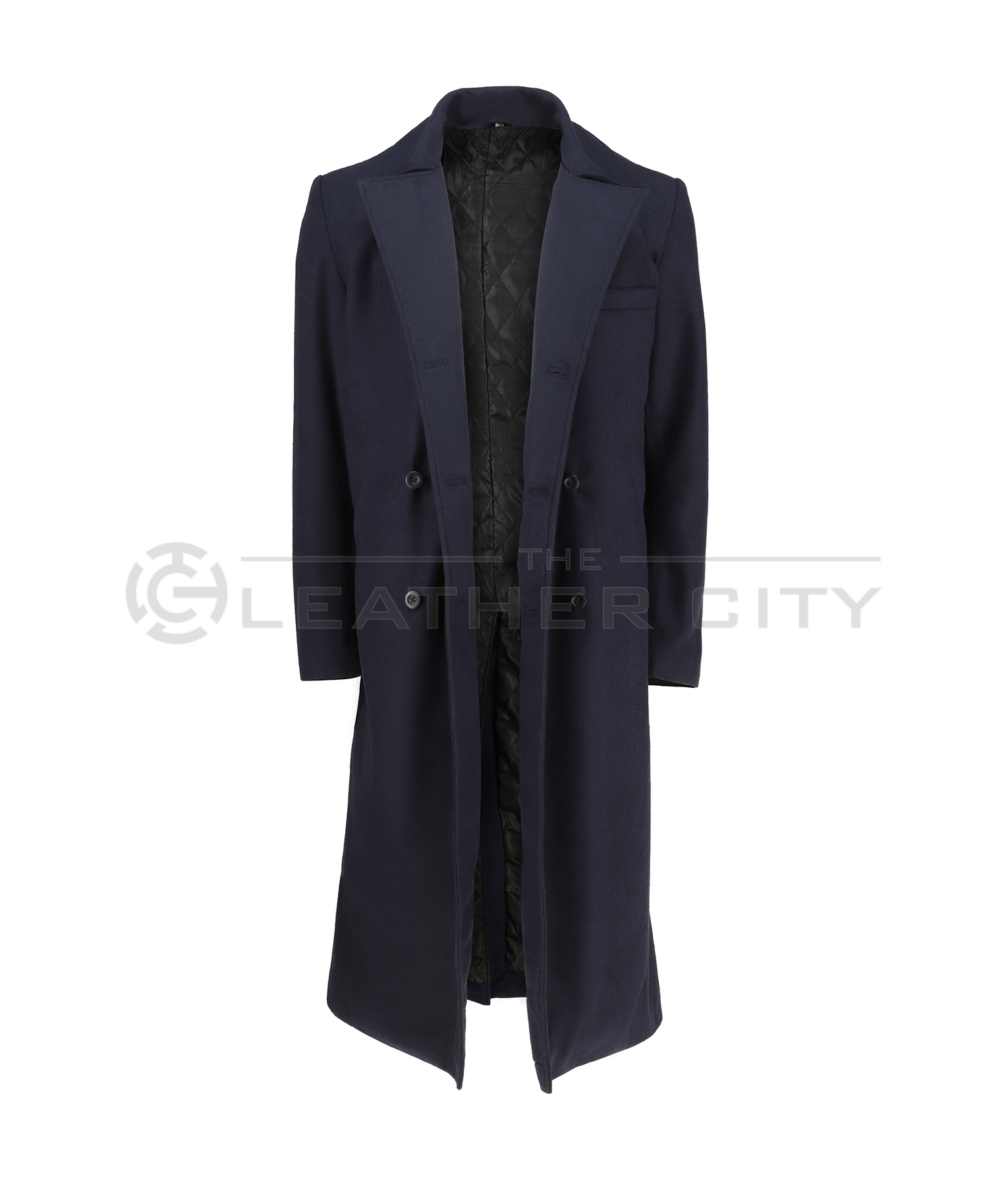 14th Doctor Who aka David Tennant Blue Wool Overcoat - TLC