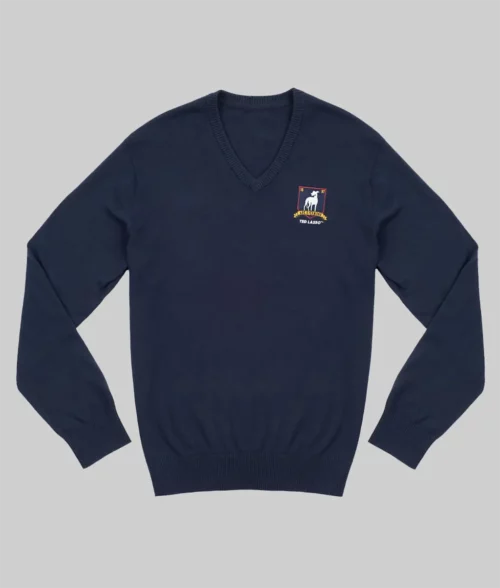 Ted Lasso Jason Sudeikis Blue Sweater | TLC