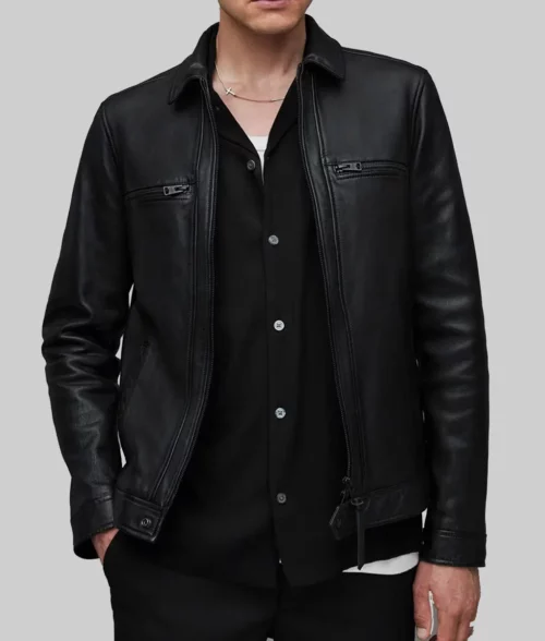 Ted Lasso Roy Kent (Brett Goldstein) Leather Biker Jacket | TLC