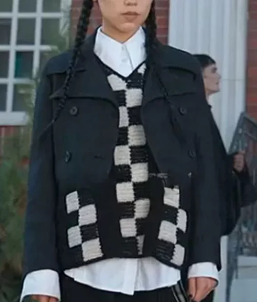 Jenna Ortega Wednesday Addams Jacket
