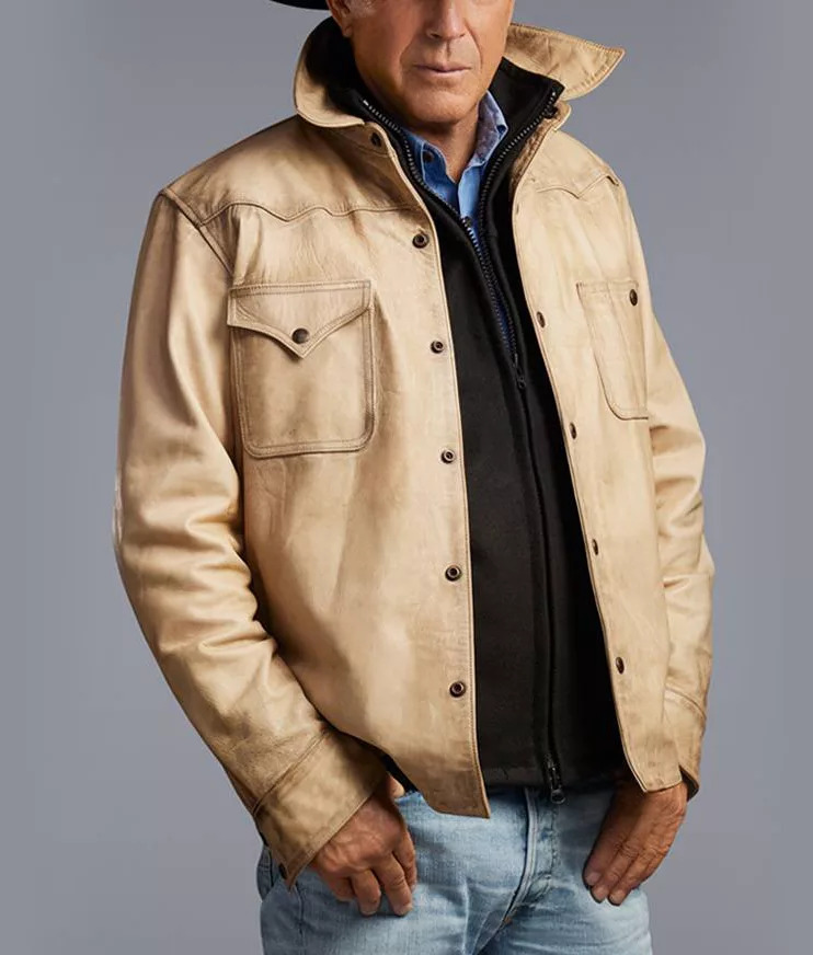 John Dutton Jacket Season 5 - Yellowstone Leather Jacket | The Leather City