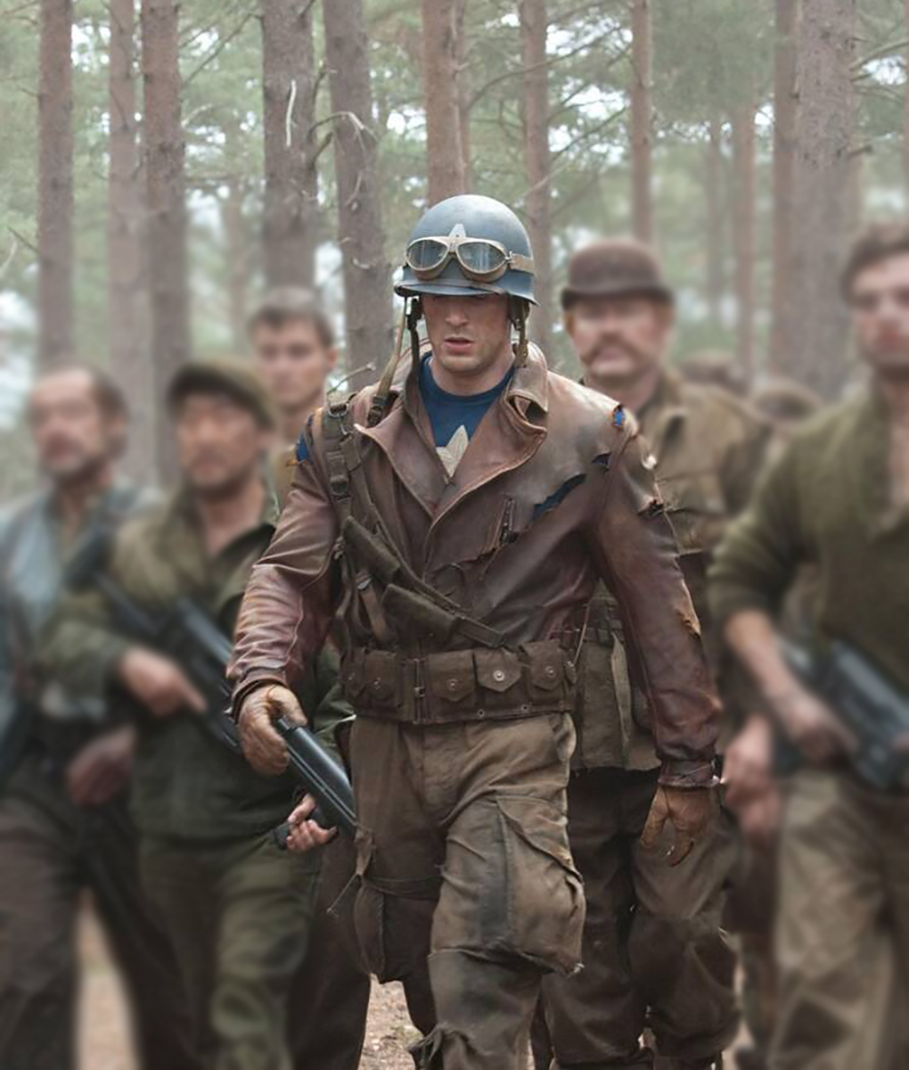 Captain America WW2 Steve Rogers Leather Jacket | TLC