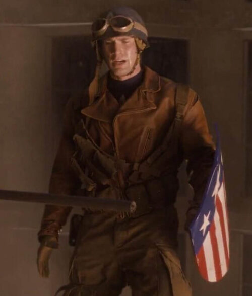 Captain America WW2 Steve Rogers Leather Jacket | TLC