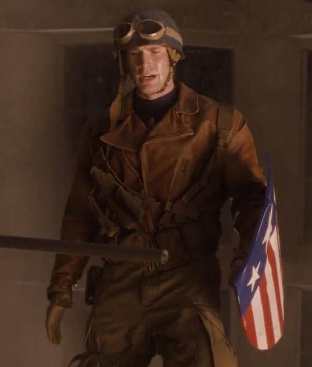 Captain America WW2 Steve Rogers Leather Jacket | TLC