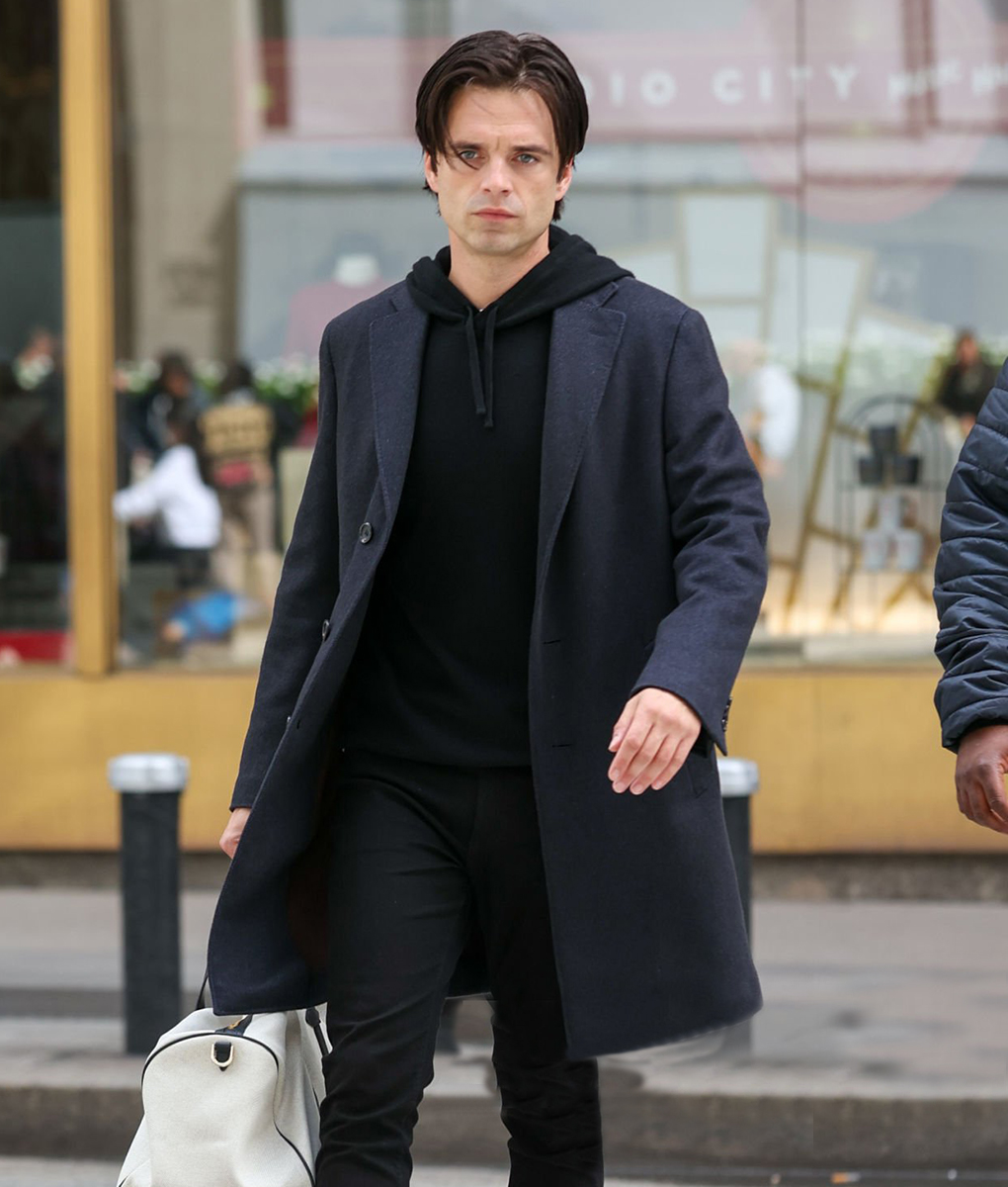 Sharper 2023 Max (Sebastian Stan) Wool Blended Coat | TLC