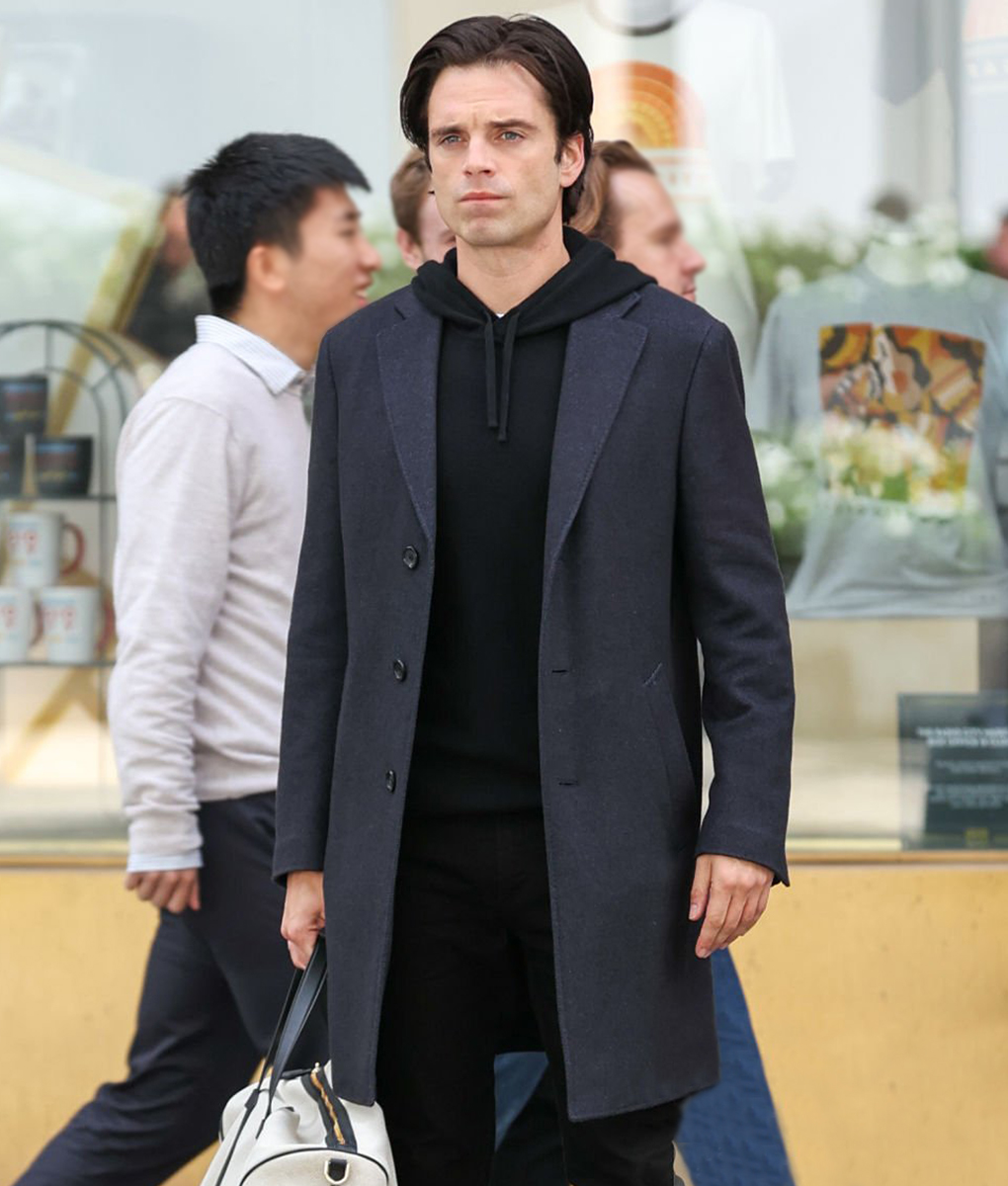 Sharper 2023 Max (Sebastian Stan) Wool Blended Coat | TLC