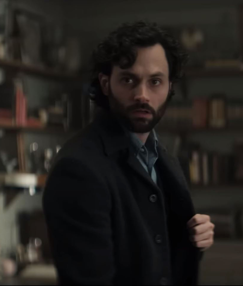 You Season 4 Joe Goldberg Black Short Coat | TLC