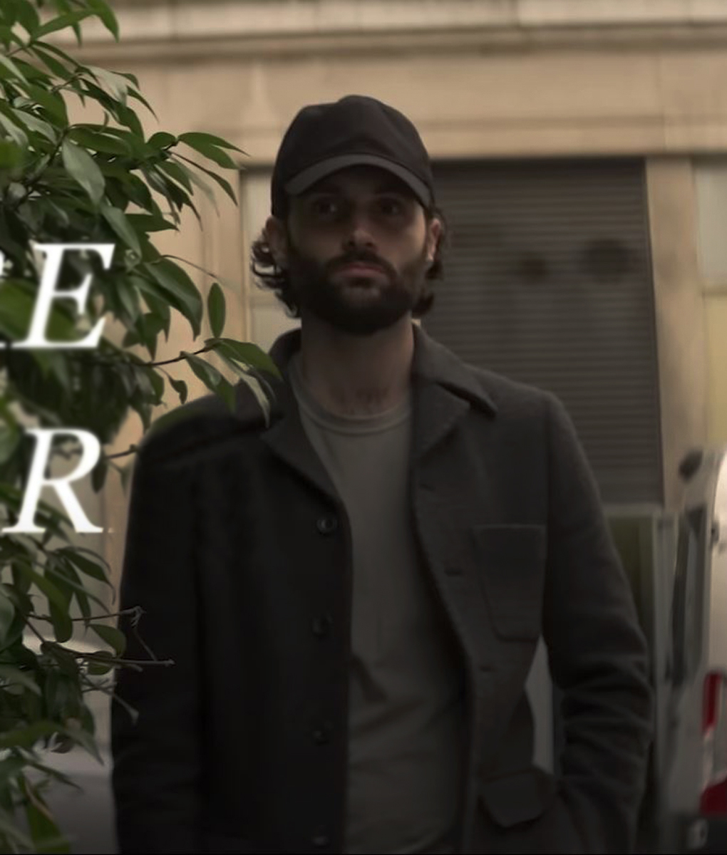 You Season 4 Joe Goldberg Black Short Coat | TLC