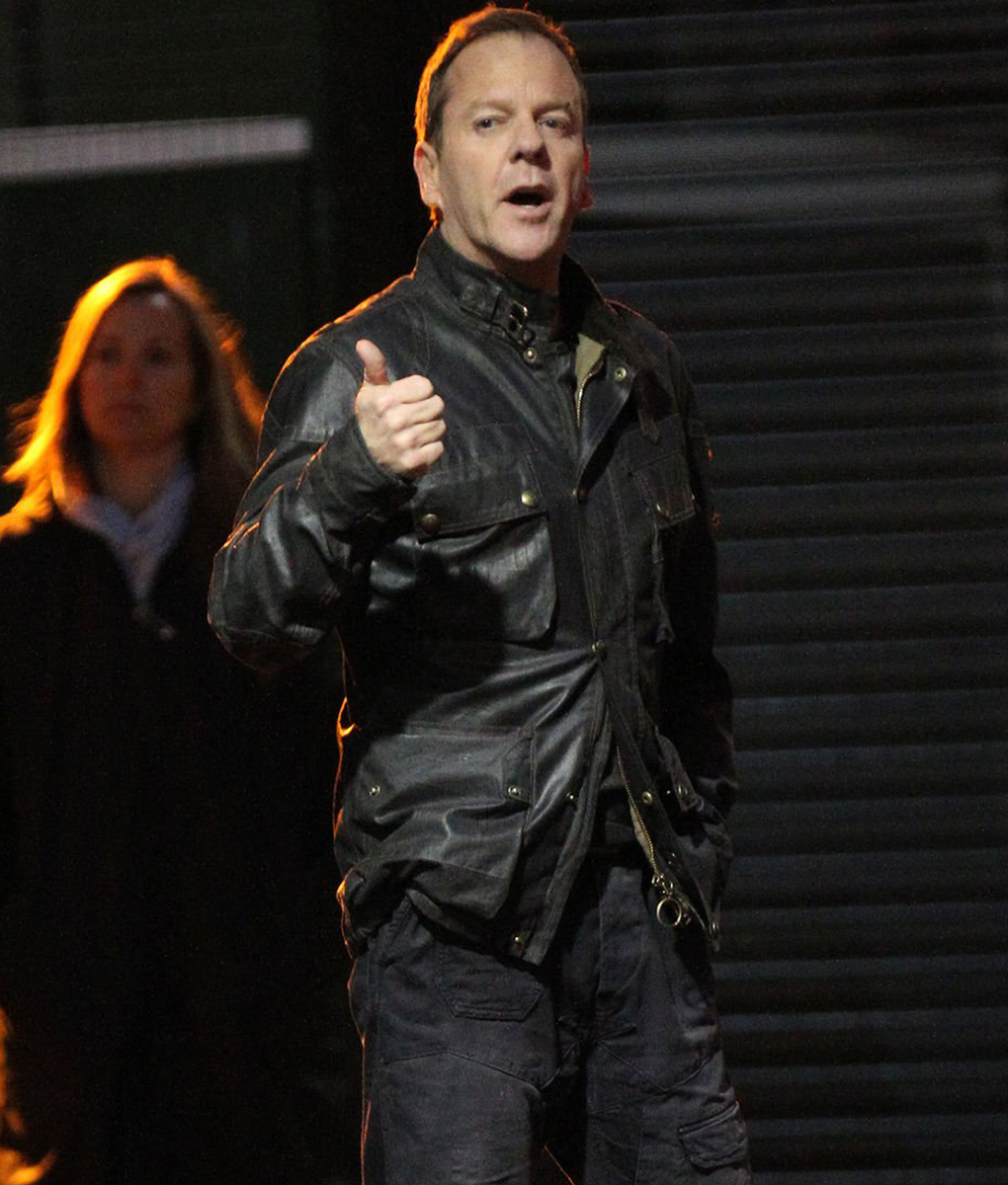 24 Kiefer Sutherland Leather Jacket | Jack Bauer Jacket
