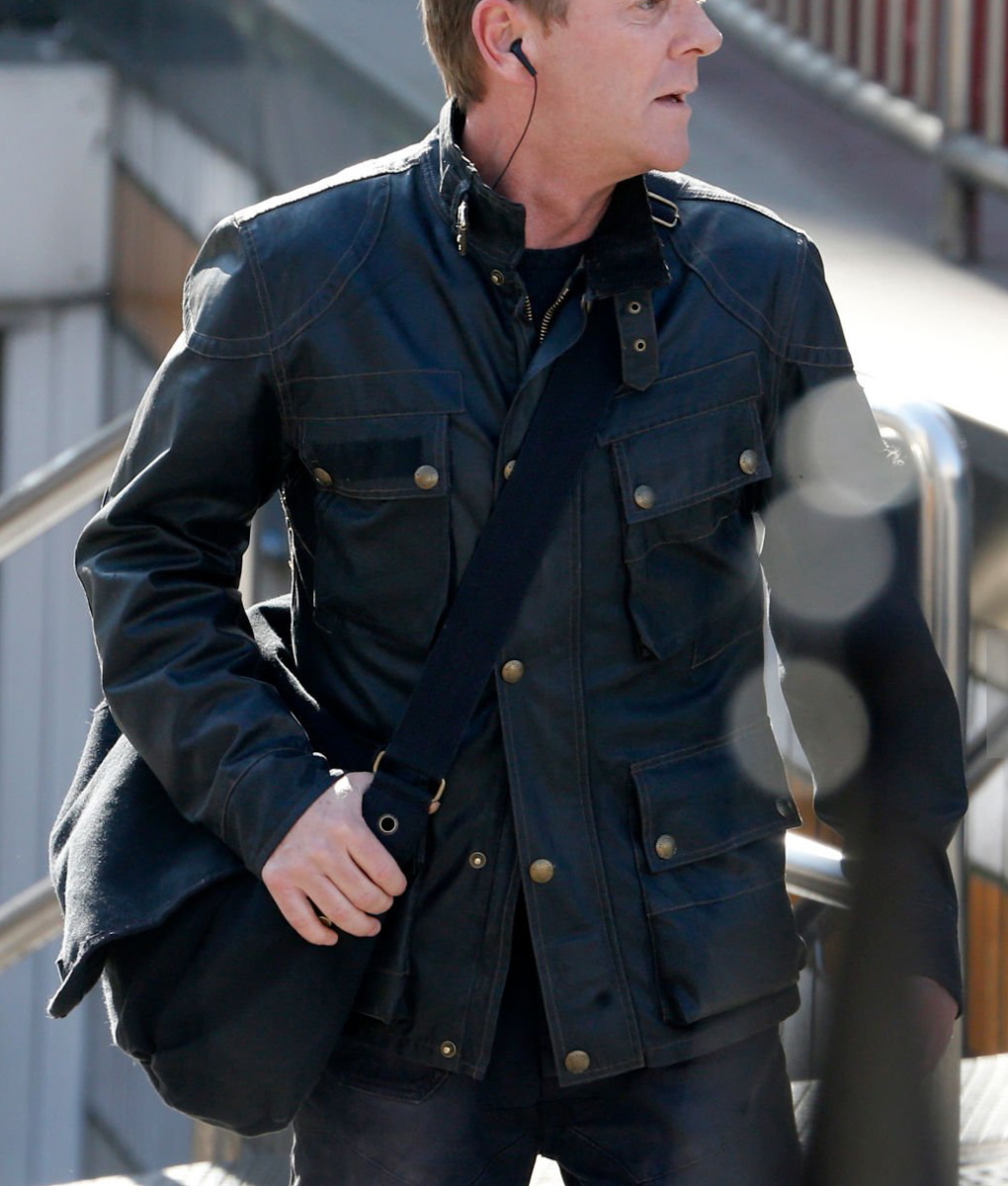 24 Kiefer Sutherland Leather Jacket | Jack Bauer Jacket