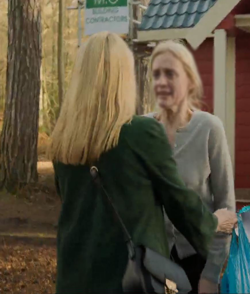 Bad Sisters Eva (Sharon Horgan) Green Coat | TLC