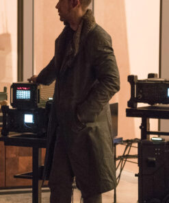 Blade Runner 2049 Officer K (Ryan Gosling) Shearling Leather Long Coat - The Leather City