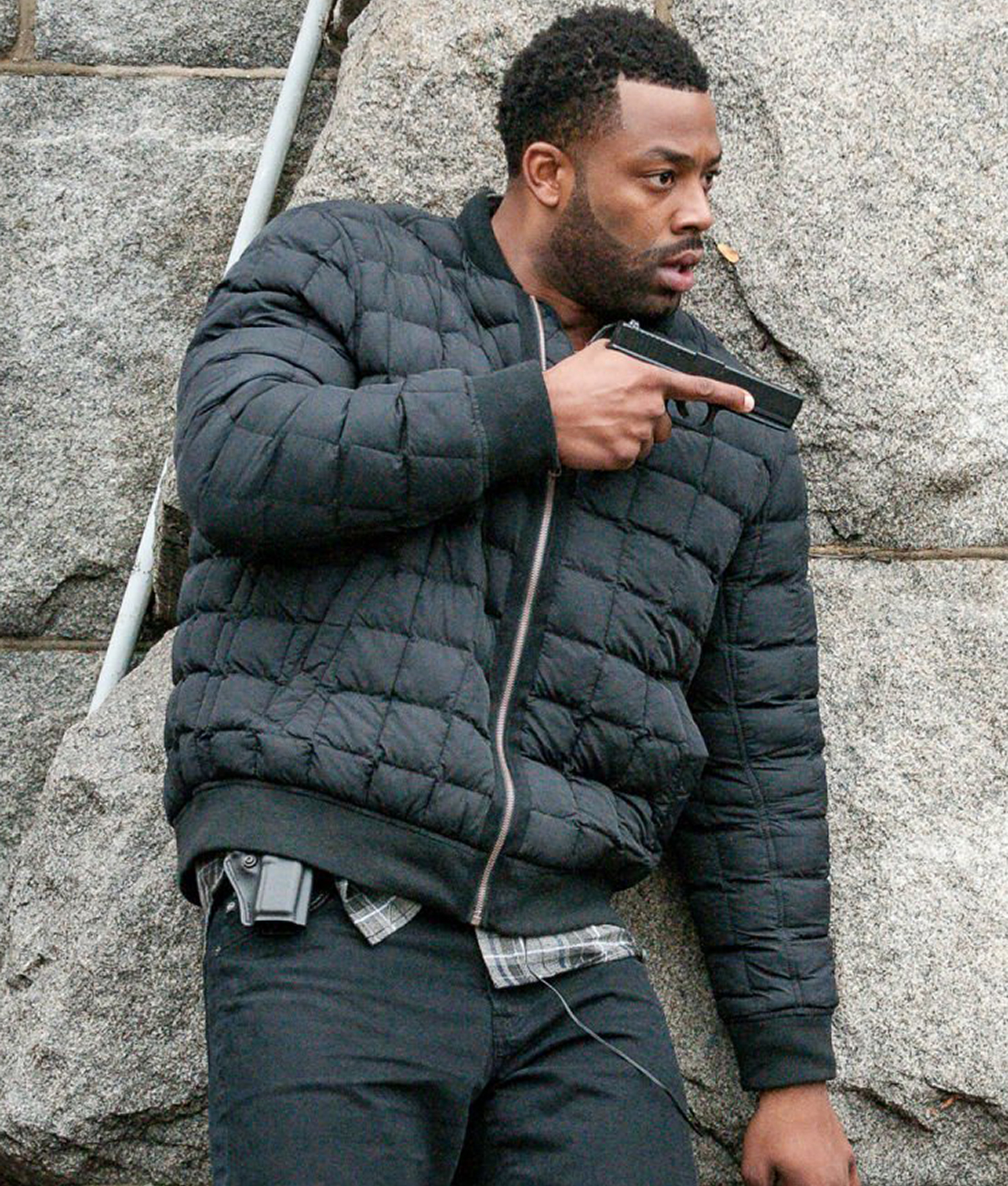 Chicago P.D. S05 Officer Kevin Quilted Jacket - LaRoyce Hawkins Jacket