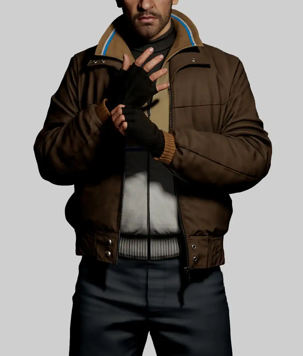 GTA IV Niko Bellic Brown Bomber Jacket | TLC