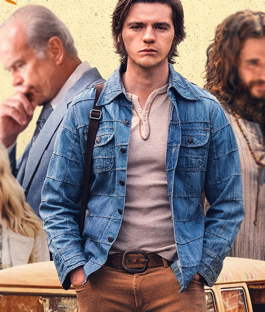 Jesus Revolution Greg (Joel Courtney) Denim Jacket | TLC