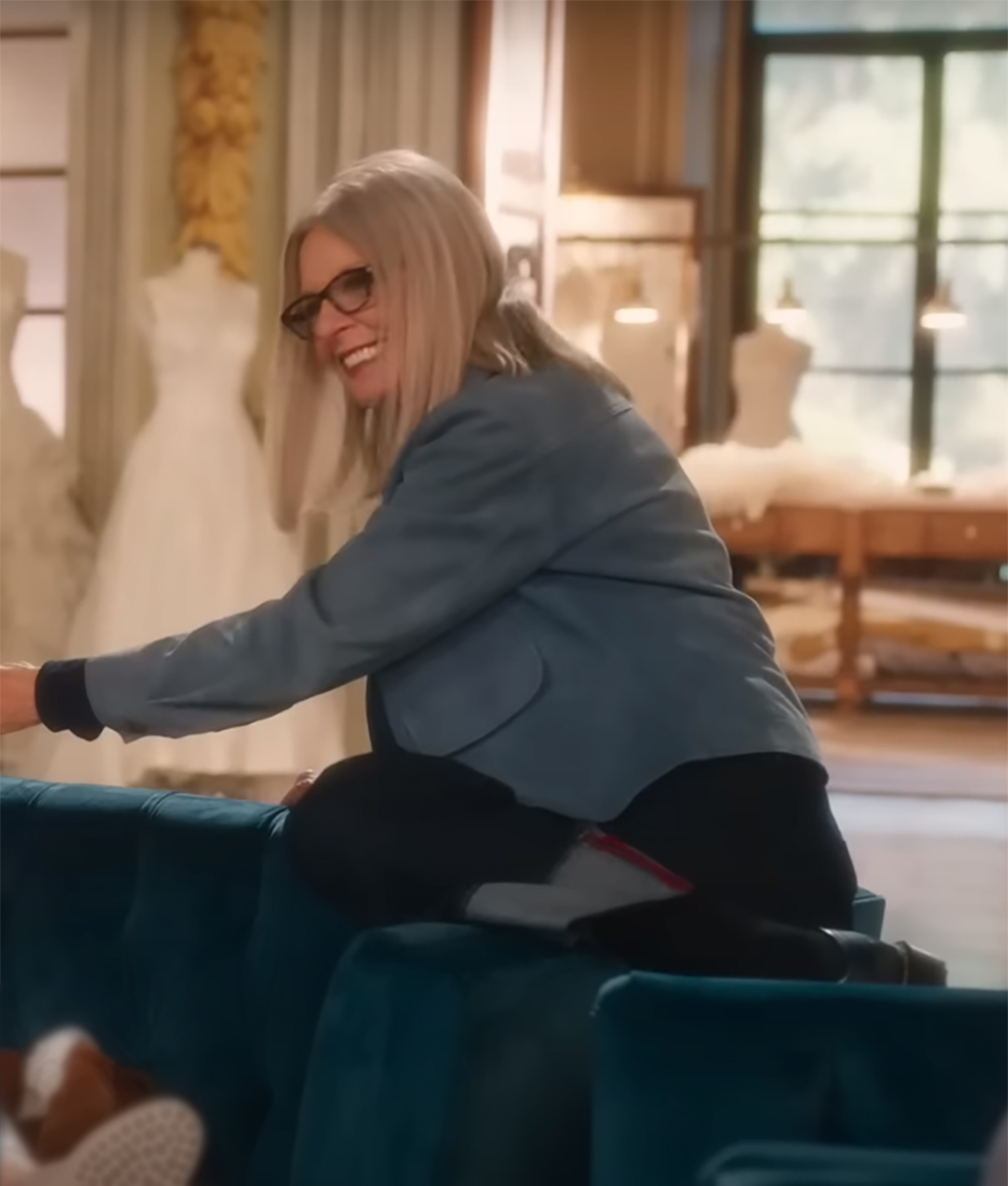 Diane Keaton Blue Jacket - Book Club: The Next Chapter (2023)