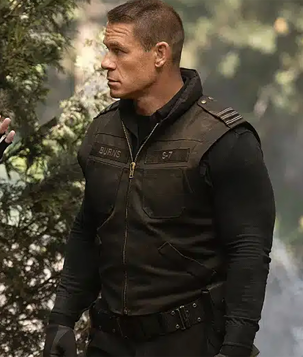 Bumblebee (2018) - Agent Burns(John Cena) Black Cotton Vest
