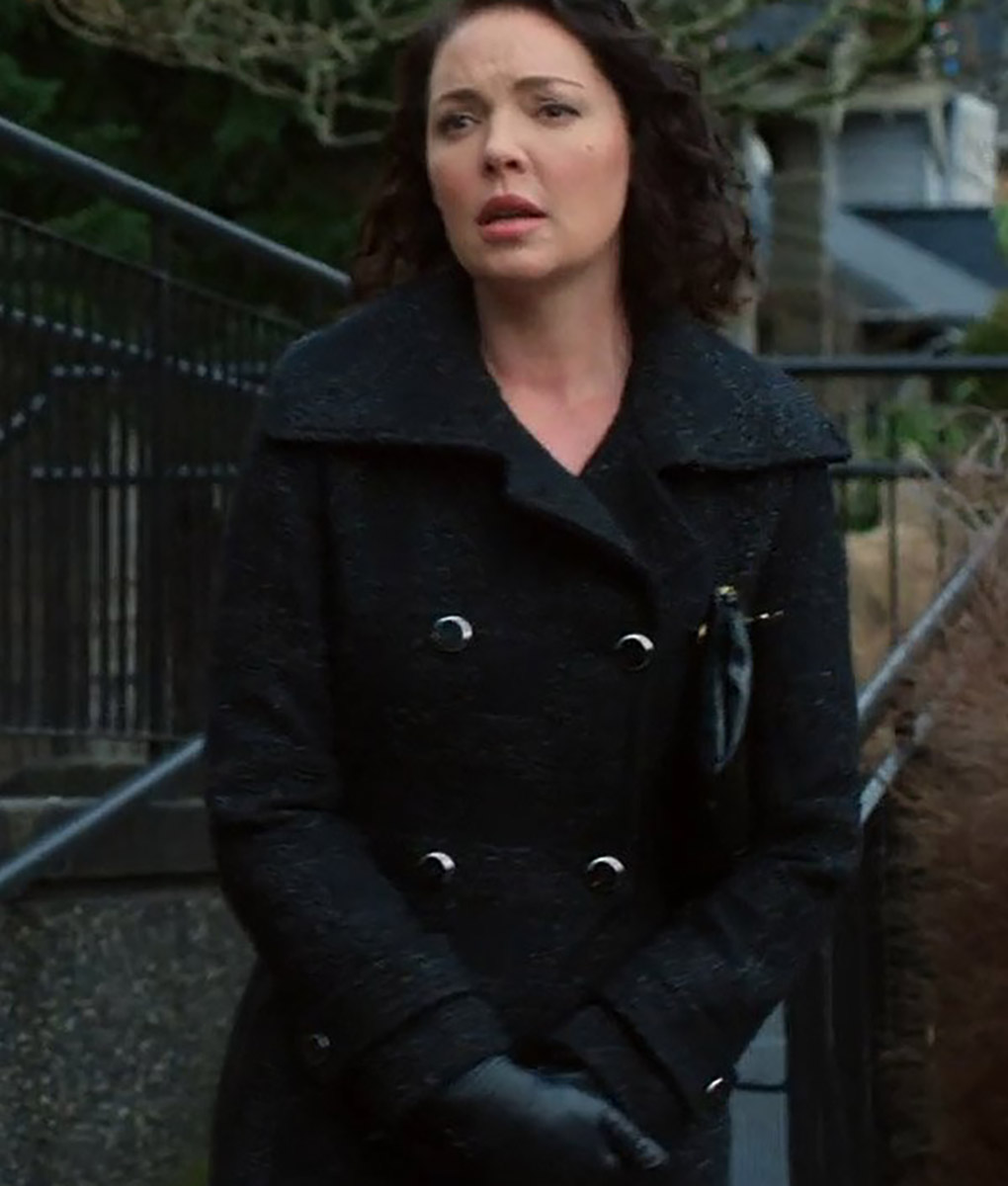 Firefly Lane S02 - Katherine Heigl (Tully Hart) Black Trench Coat