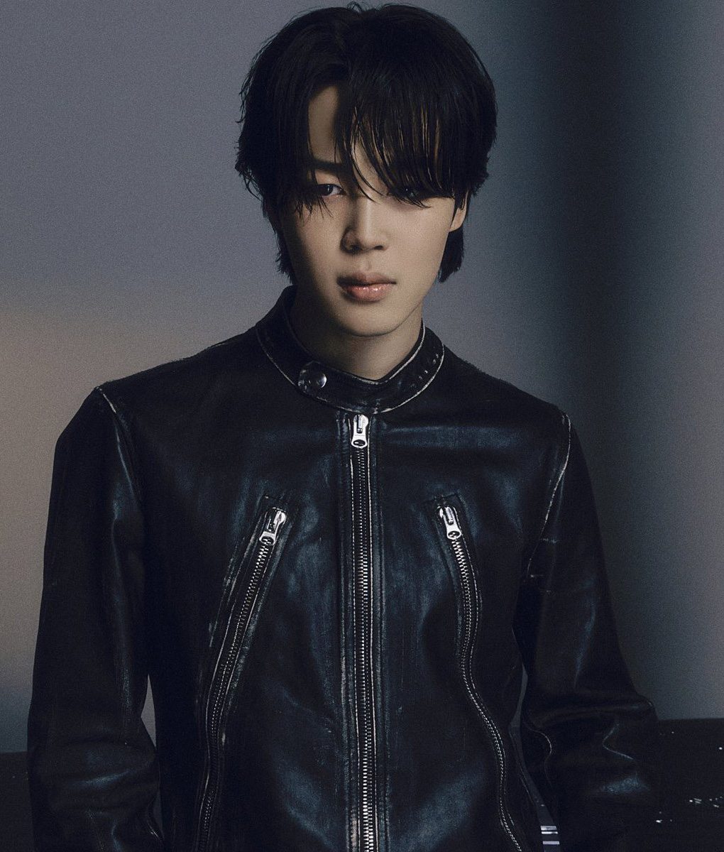 Jimin Black Leather Jacket