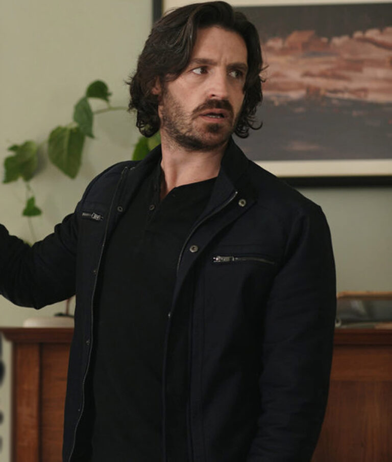 La Brea S2E13 - Eoin Macken (Gavin Harris) Black Denim Jacket