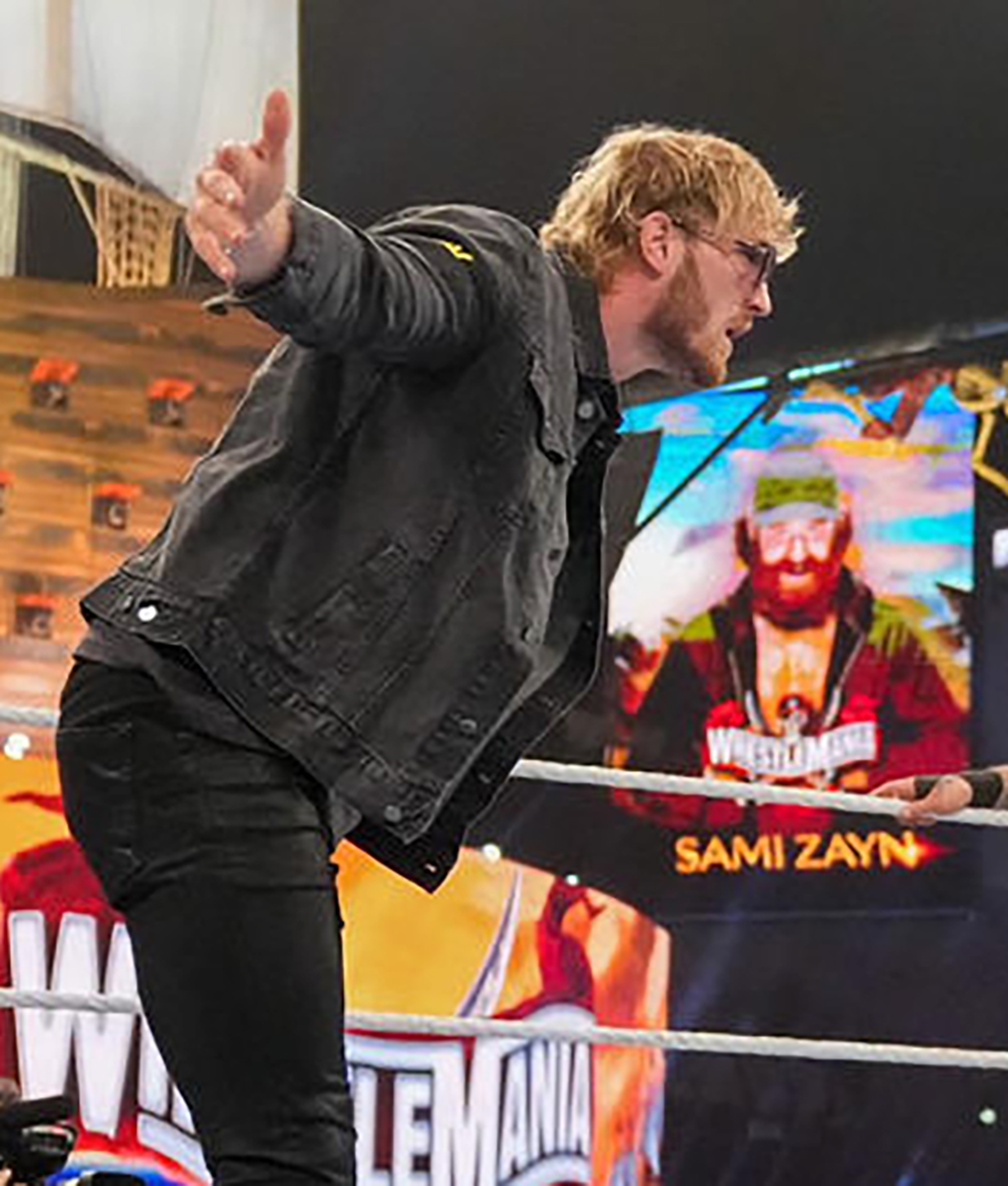 WWE Star Logan Paul Black Utility Trucker Jacket