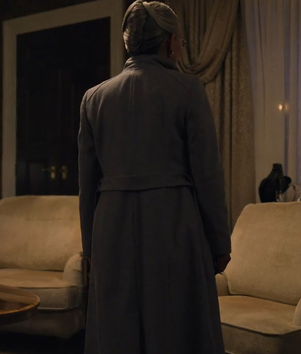 The Night Agent - Diane Farr Gray Wool Coat