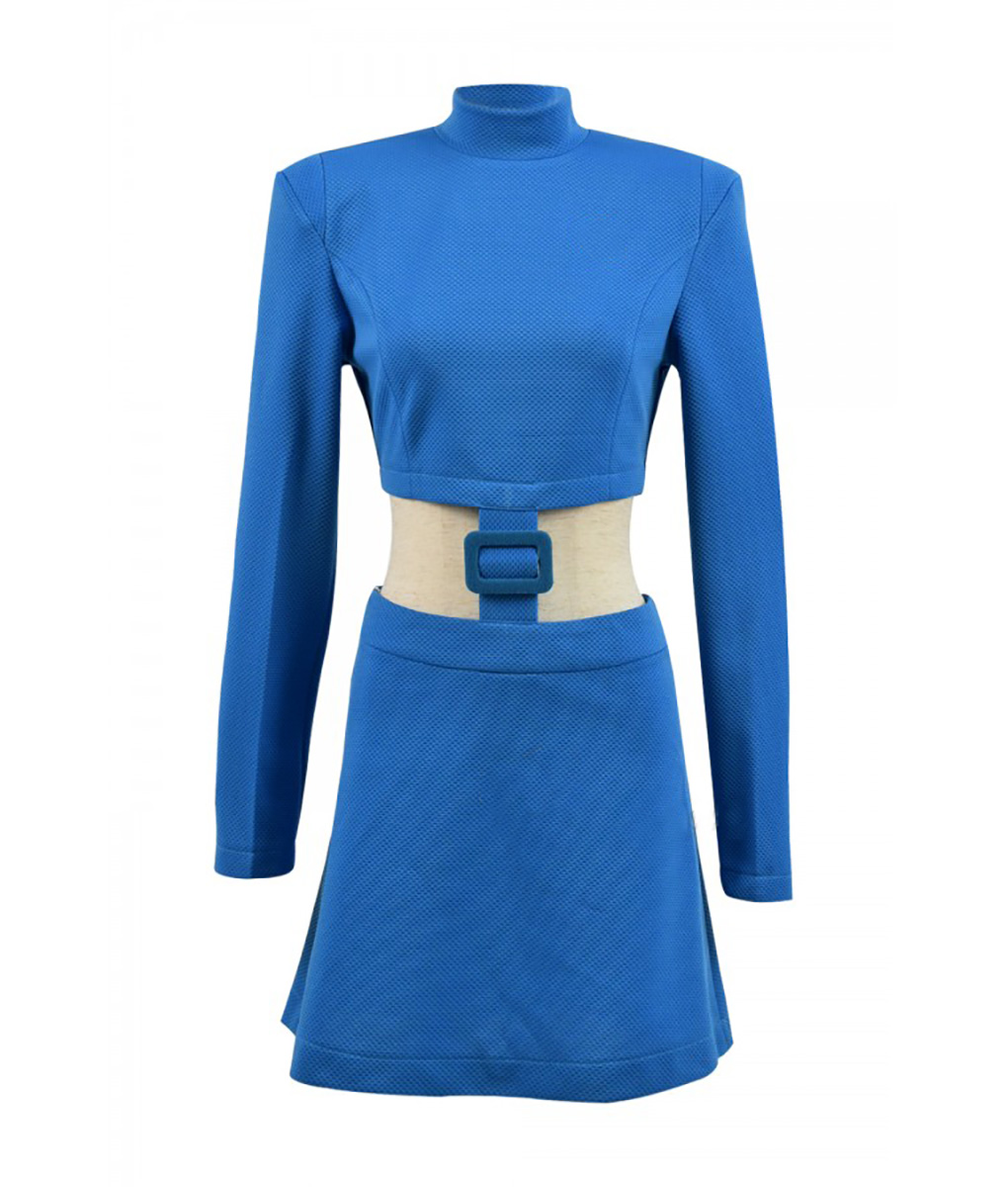 Black Mirror Nanette Cole Blue Costume
