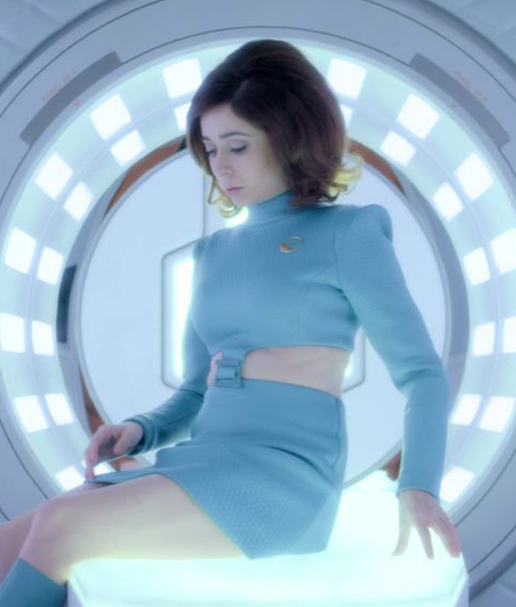 Black Mirror Nanette Cole Blue Costume