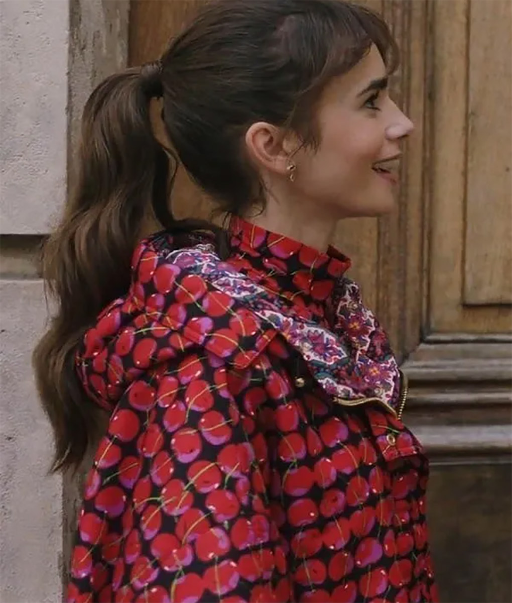 Emily in Paris S03 Lily Collins Cherries Jacket
