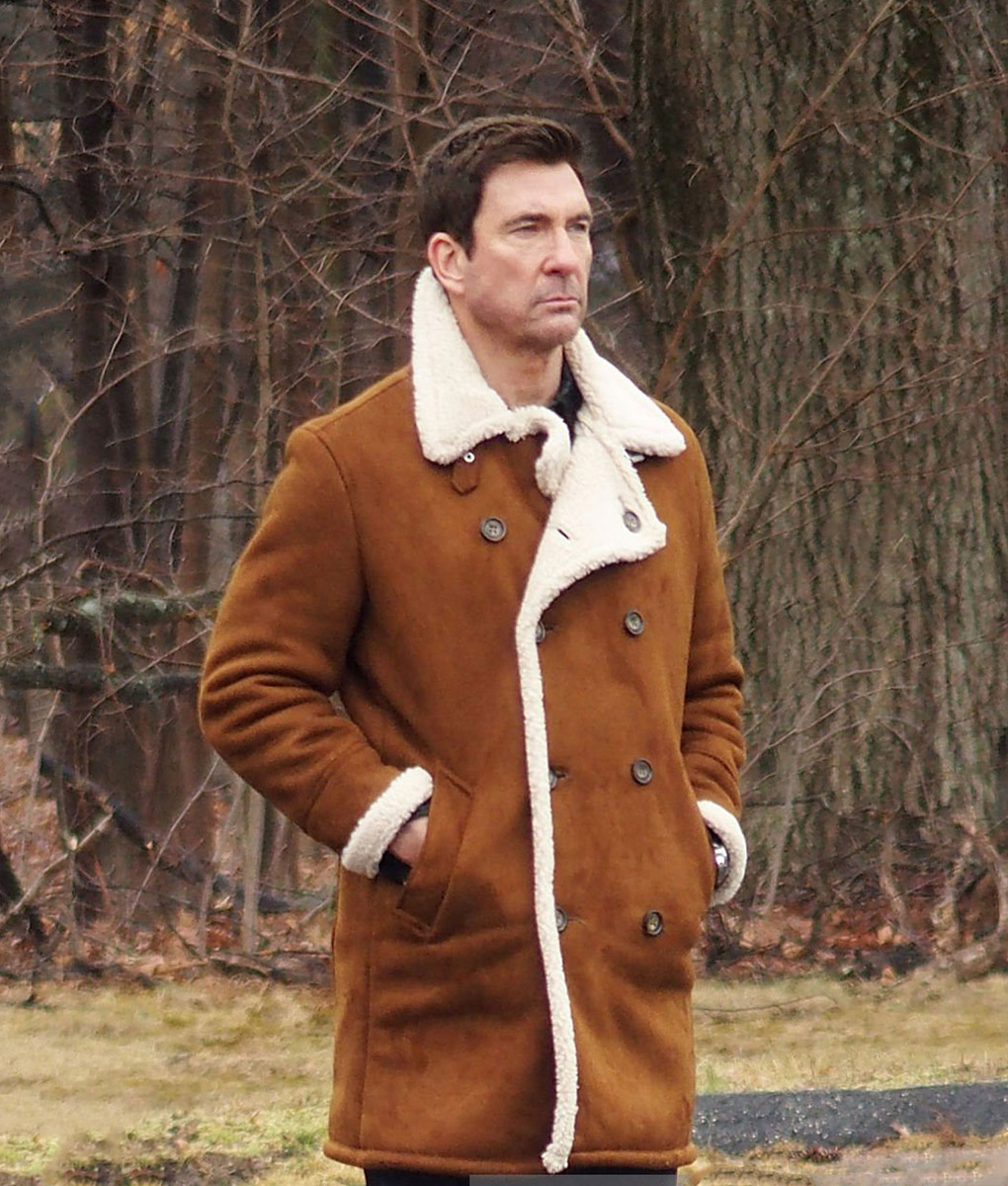 FBI: Most Wanted S04 Remy Scott Brown Double Breasted Coat