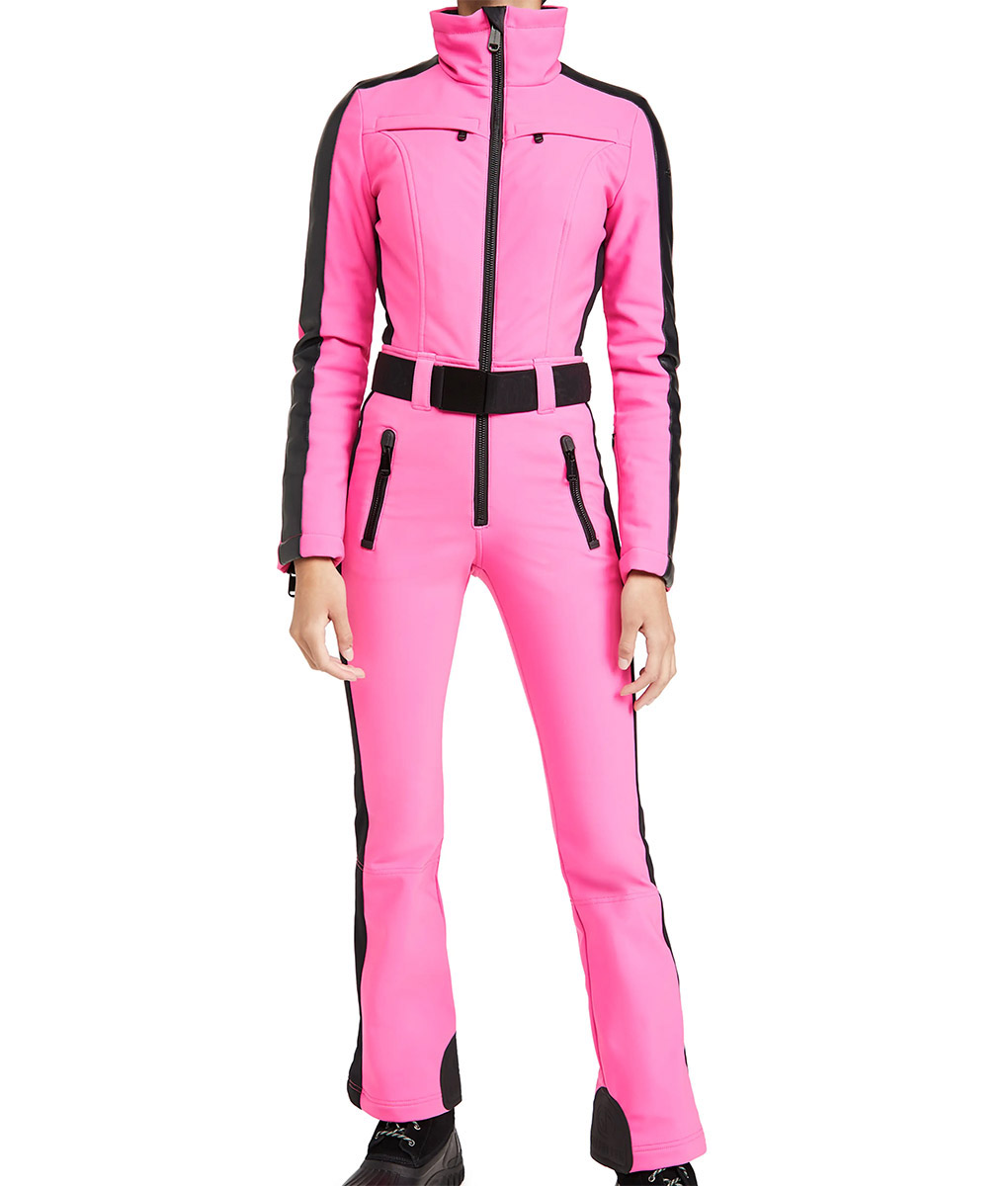 Lindsay Lohan Pink Ski Suit - Ladies Christmas Tracksuit | The Leather City