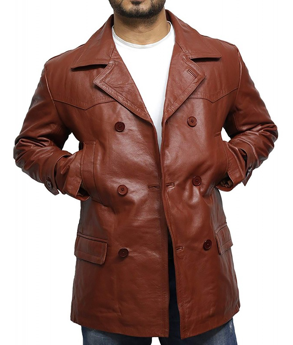 LaKeith Stanfield Ben Leather Coat