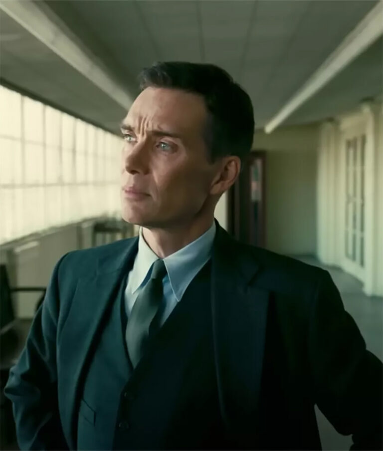 Cillian Murphy J. Robert Oppenheimer Blue Blazer