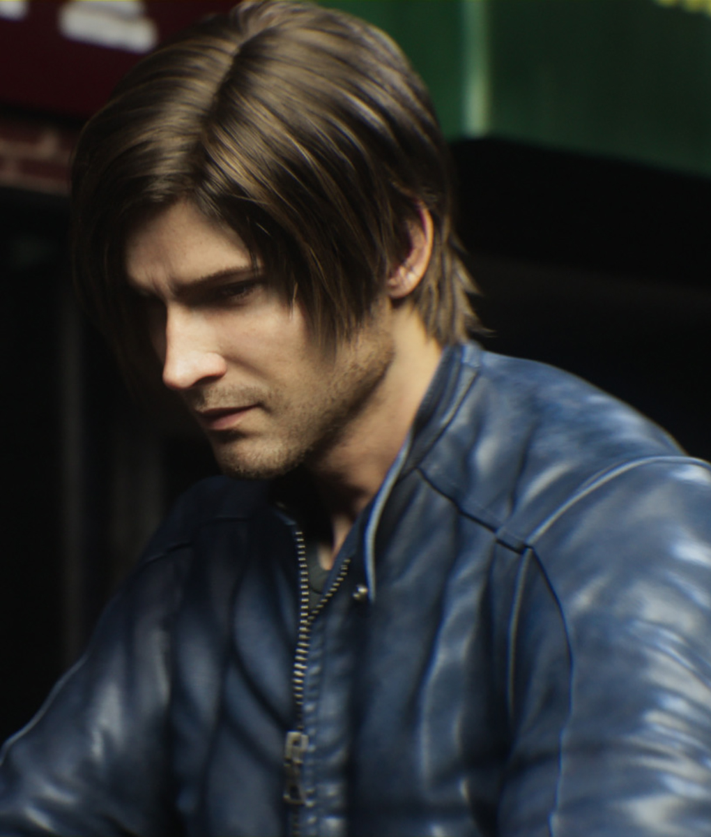 Resident Evil: Death Island Leon S. Kennedy Blue Leather Jacket