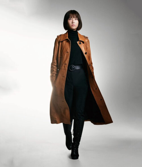 Shin Kamen Rider Ruriko Midorikawa Brown Leather Coat