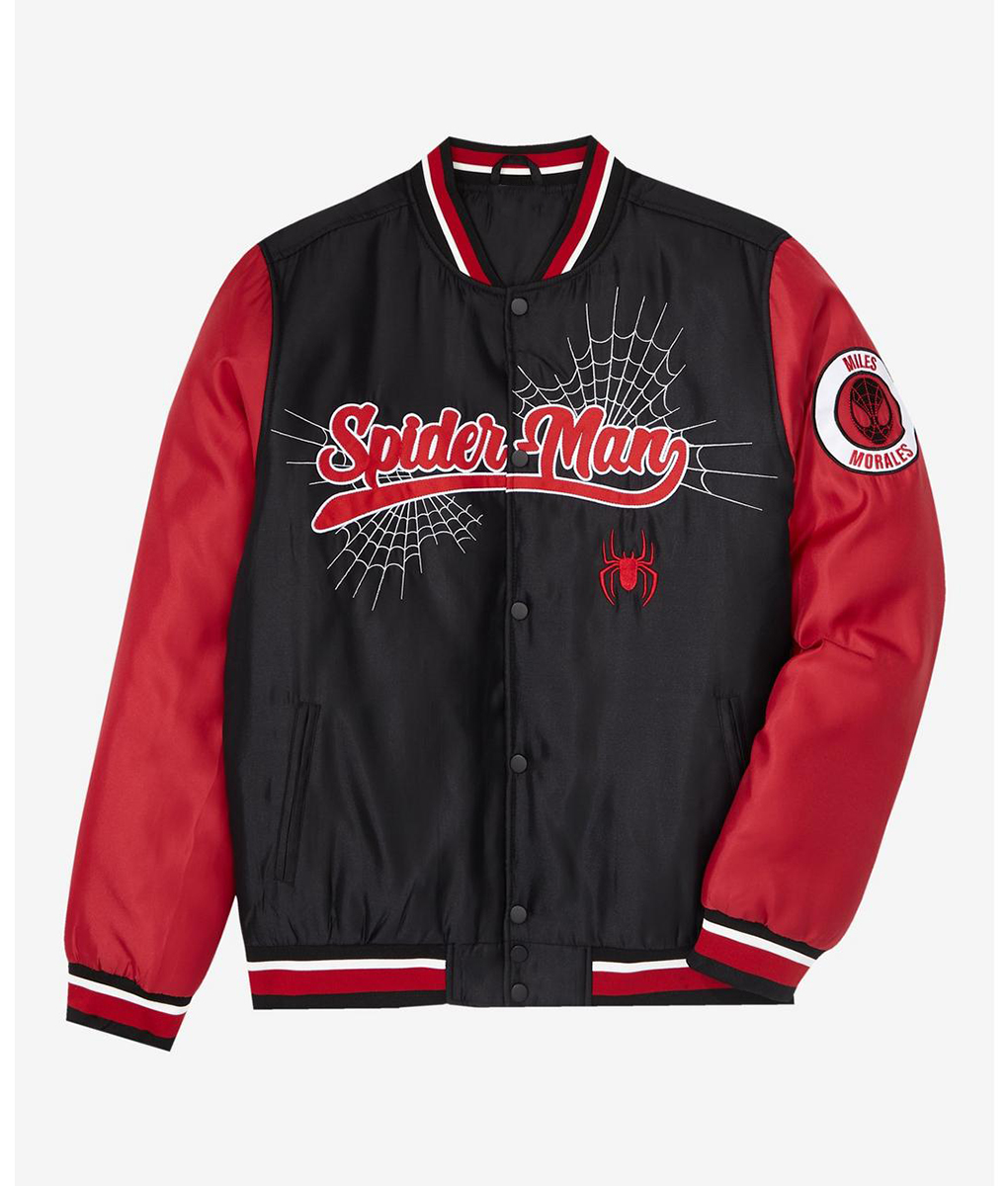 Spider-Man: Across the Spider-Verse Miles Morales Varsity Jacket