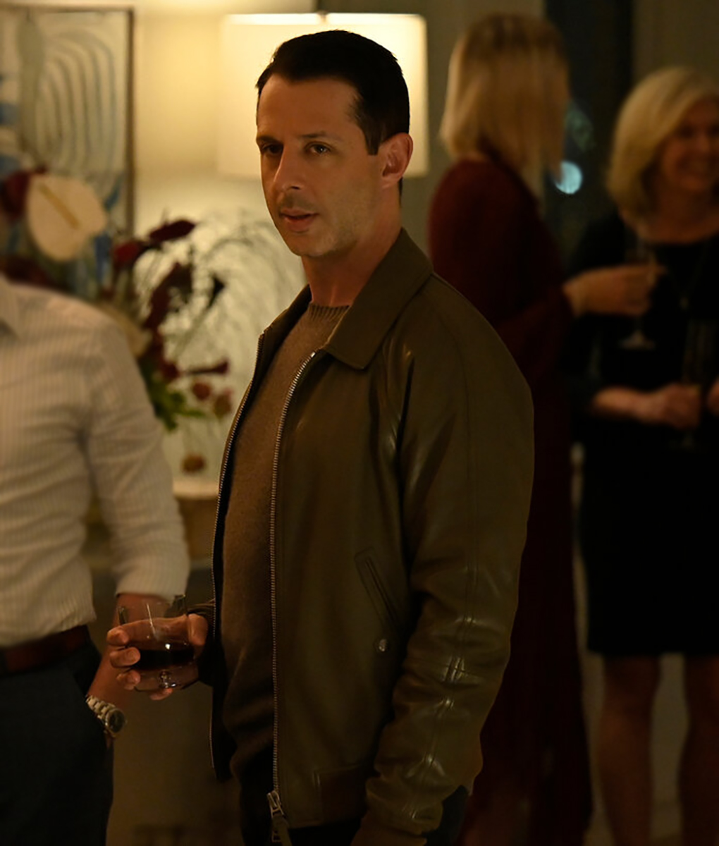 Succession Jeremy Kendall Roy Leather Jacket