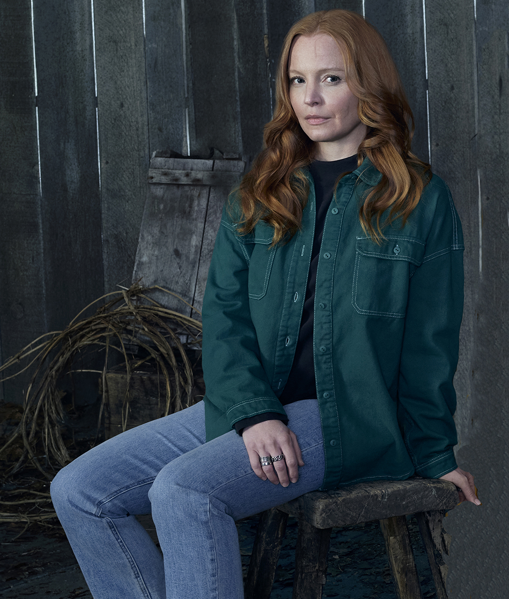 Yellowjackets Teen Van Green Denim Trucker Jacket