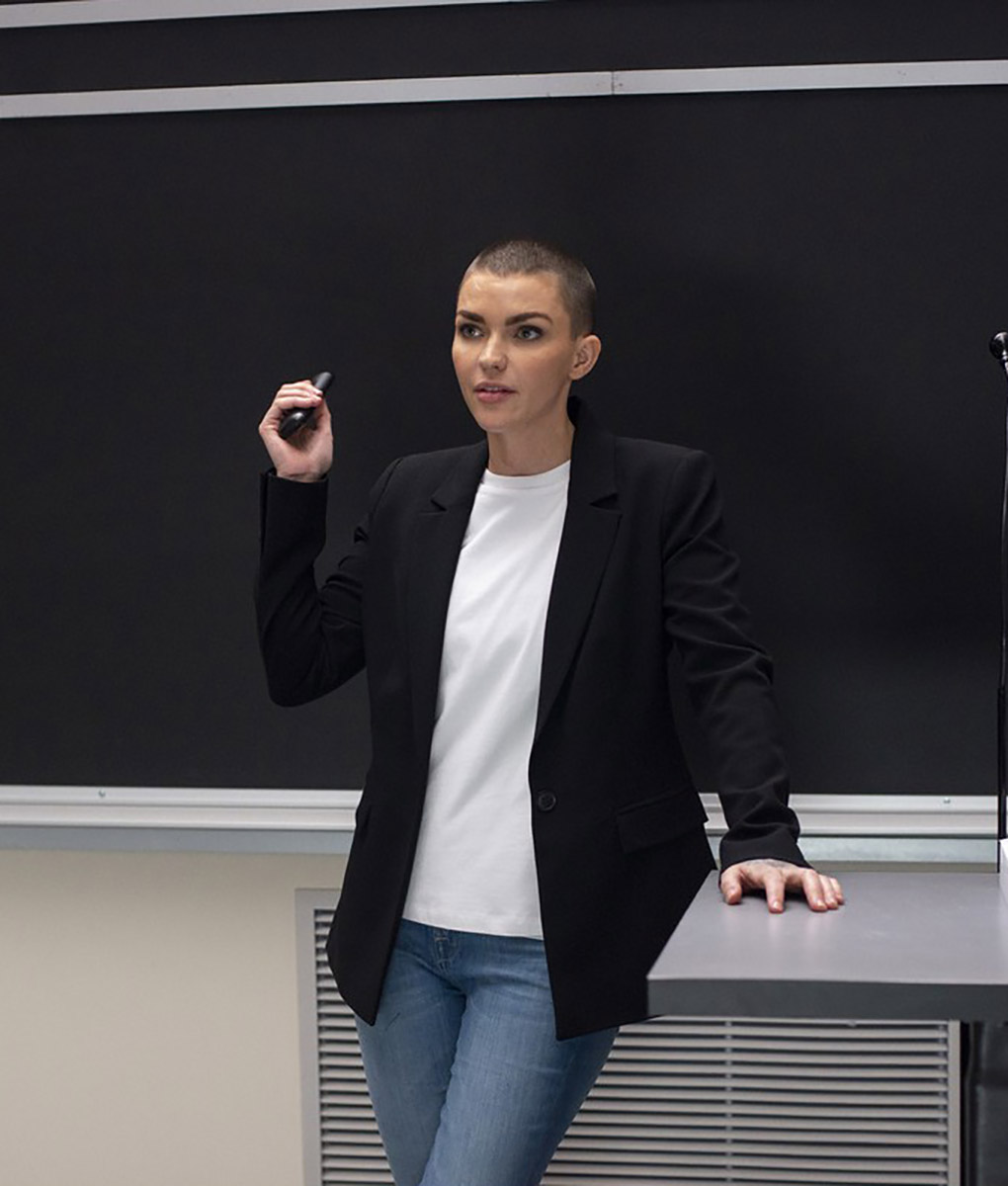 1up Ruby Rose Parker Black Blazer